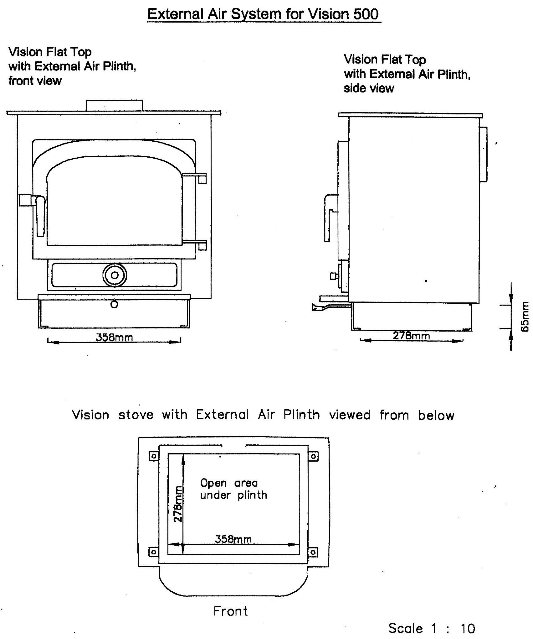 External Air Plinth | Clearview Stoves
